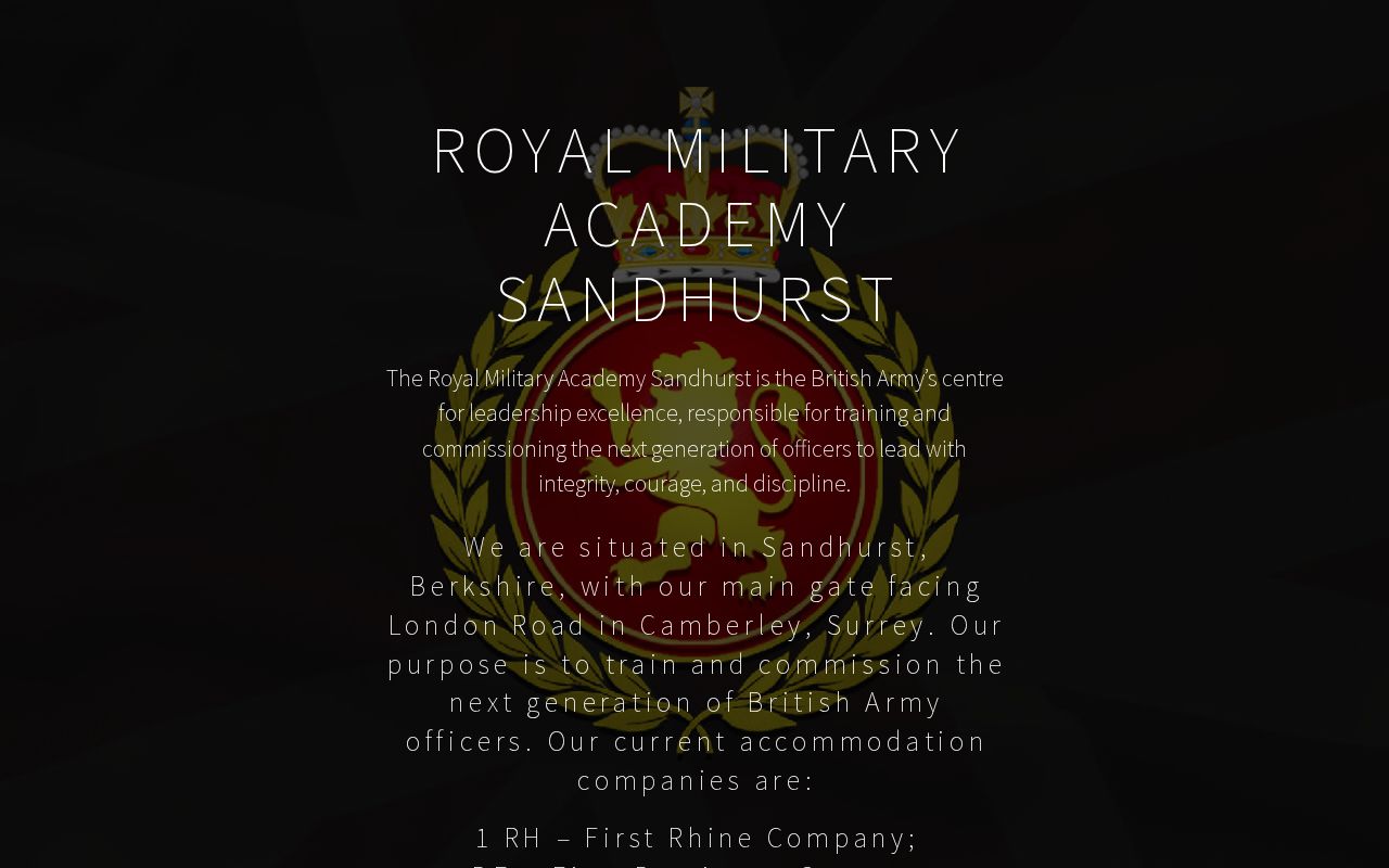 Royal Military Academy Sandhurst